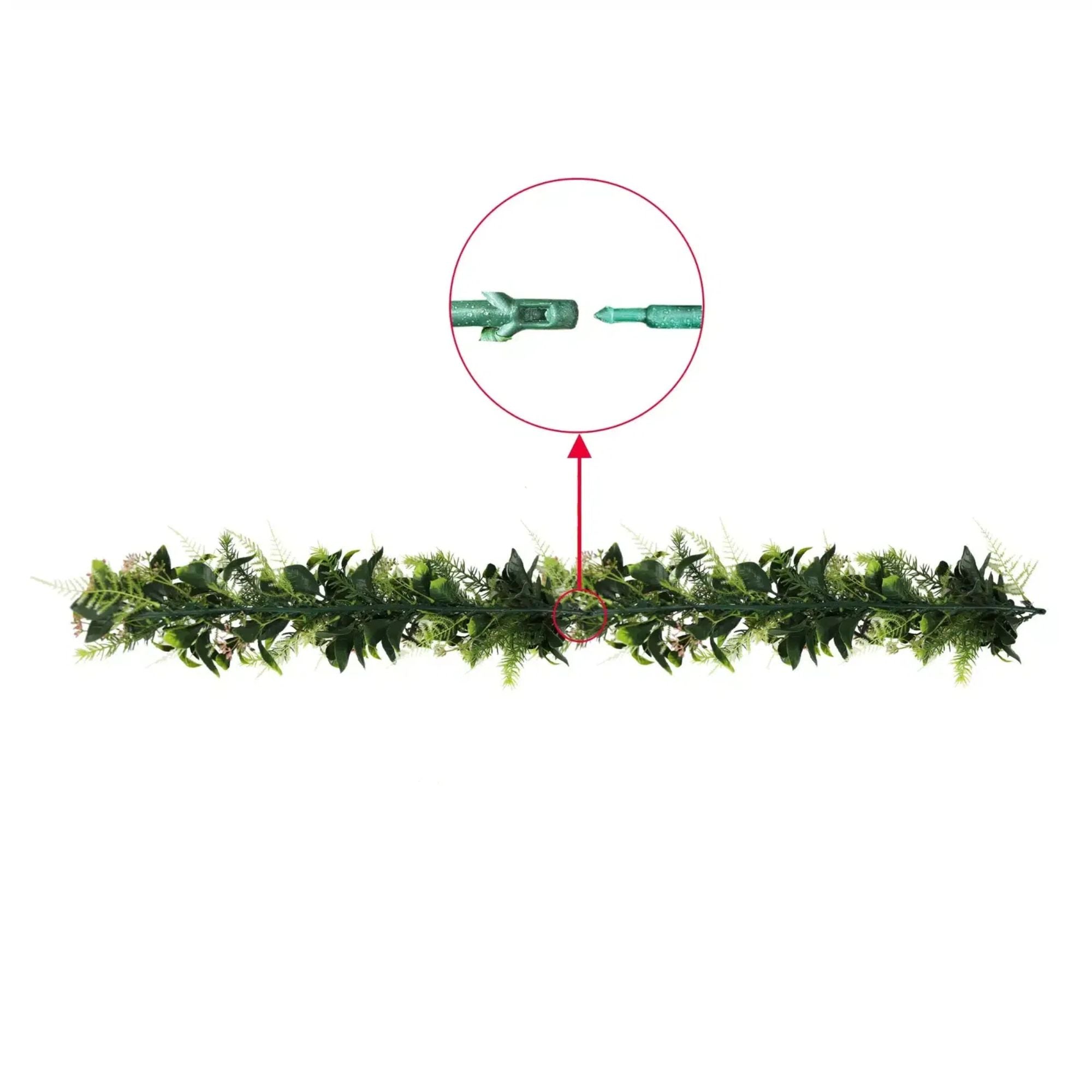 FreshTrail Hanging Extendable Flowering Cedar Vine – Weatherproof 55cm ...