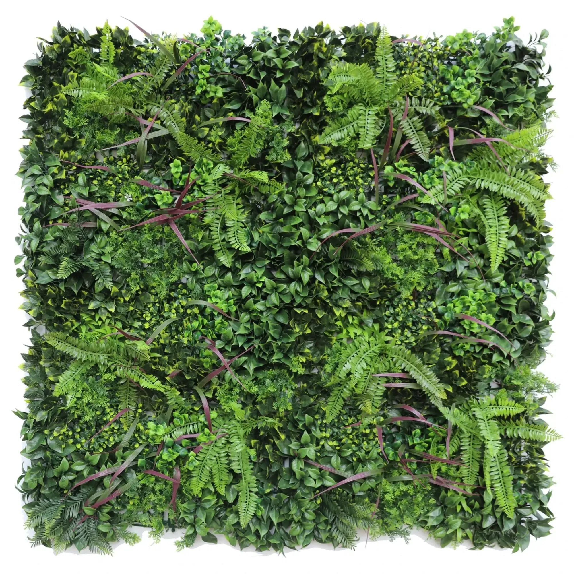 Verdant Fern Artificial Vertical Garden / Green Wall Panel 1m x 1m UV ...