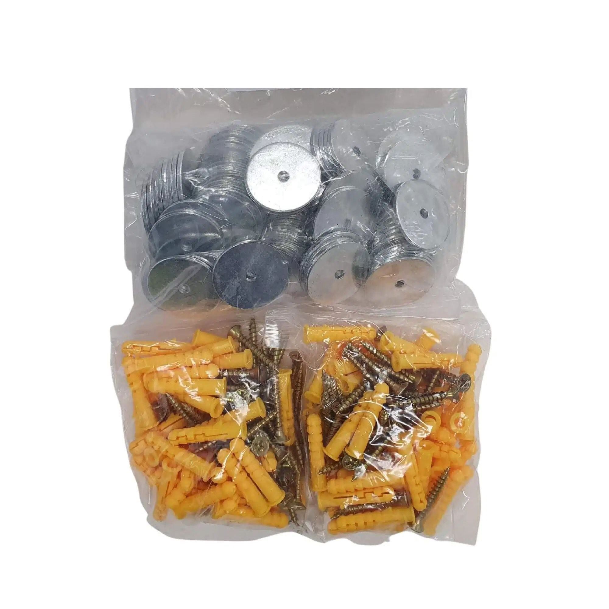 Bulk Screw, Washer & Plug Kit (Timber, Drywall And Plaster) 100 Pack ...